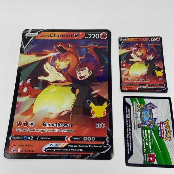 Pokemon | Toys | Pokemon Charizard V Promo Card From V Box | Poshmark